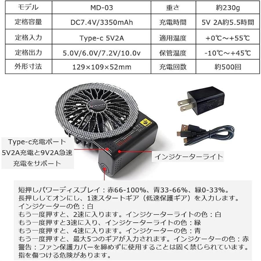 MIDIAN 空調作業服 ファン付きパンツ 作業着 扇風パンツ メンズ バッテリー一体型10V高出力 4段階調節 超軽量 熱中症対策 多機能 作業員 外勤 工場 ゴルフ : KIMIPLUS ...