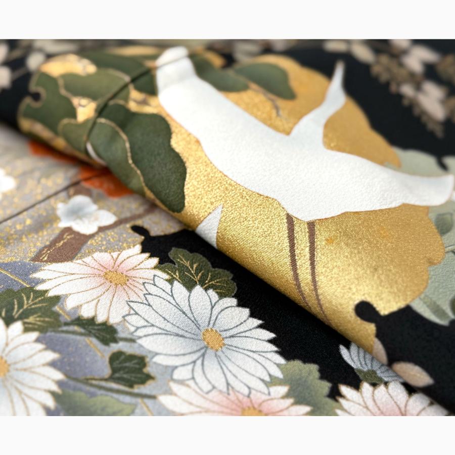 NISHIORI 【レンタル】黒留袖 フルセット 五三桐 正絹 礼装 結婚式