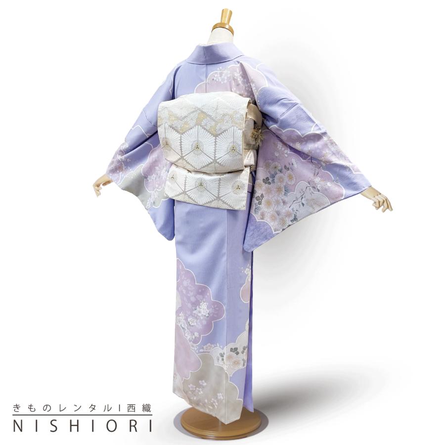 NISHIORI 訪問着レンタル商品 付下げ 【トールサイズ】 パープル No.0274 : 和装通販 西織 - 通販 - Yahoo!ショッピング