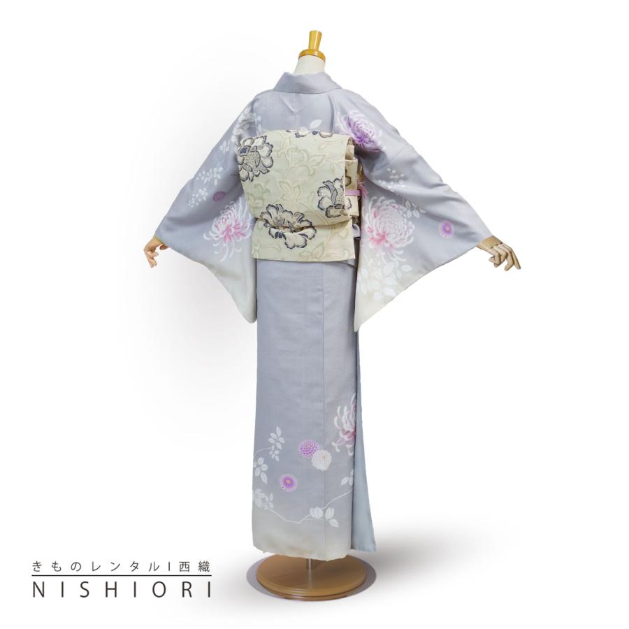 訪問着 レンタル 着物レンタル 貸衣装 フルセット 訪問着レンタル 付下げ フルセットレンタル 着物 No.0319 :B1AD0319:和装通販 きものレンタル 西織 - 通販 ...