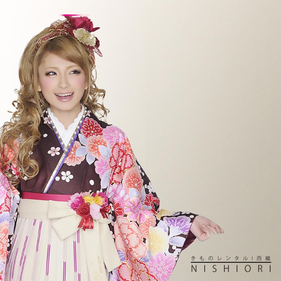 NISHIORI 二尺袖着物 袴 レンタル商品 高橋真依子着用モデル 送料無料