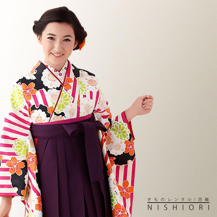 NISHIORI 二尺袖 着物 袴 レンタル商品 貸衣装 貸衣装 夢千代 袴 M