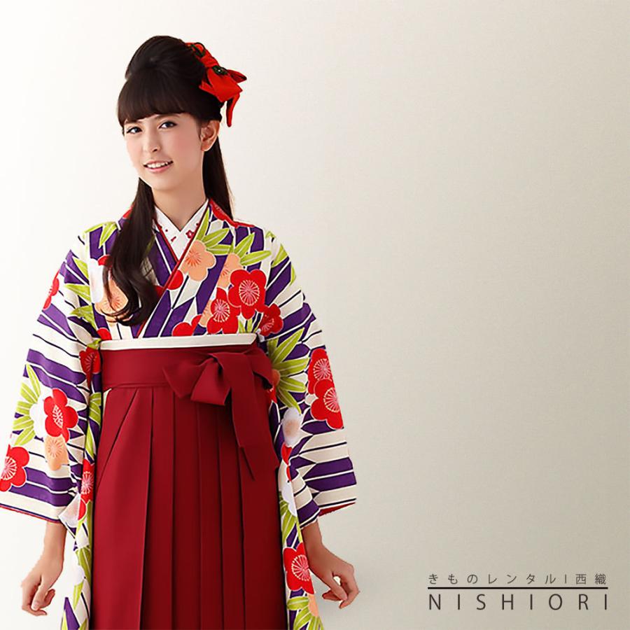 NISHIORI 二尺袖 着物 袴 レンタル商品 貸衣装 貸衣装 夢千代 袴 M