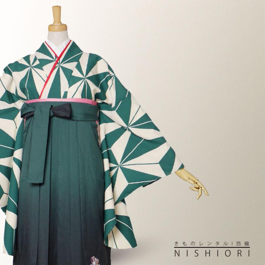 ジュニアサイズ 二尺袖 着物 袴 レンタル 往復貸衣装 卒業式 ジュニア 小学生 対応可 水色 鶴 菊橘 緑 ブーツ選択可 NISHIORI 二尺袖 着物 袴 レンタル商品 貸衣装 貸衣装 袴 S Mサイズ