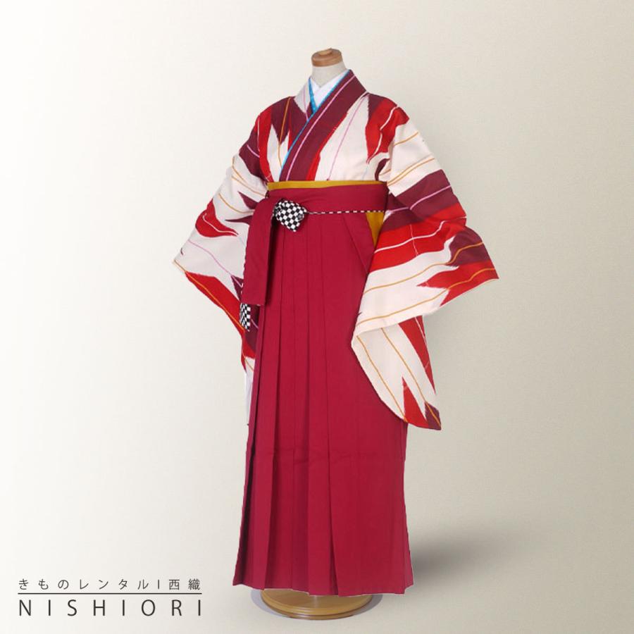 NISHIORI 卒業式 二尺袖 ジュニア 着物 レンタル商品 袴 往復送料無料