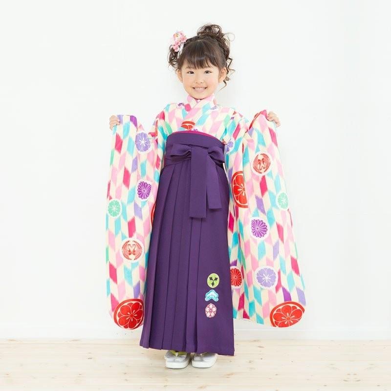 NISHIORI 卒園用 小町kids 女児 着物 袴 レンタル商品 110cm 120cm 貸