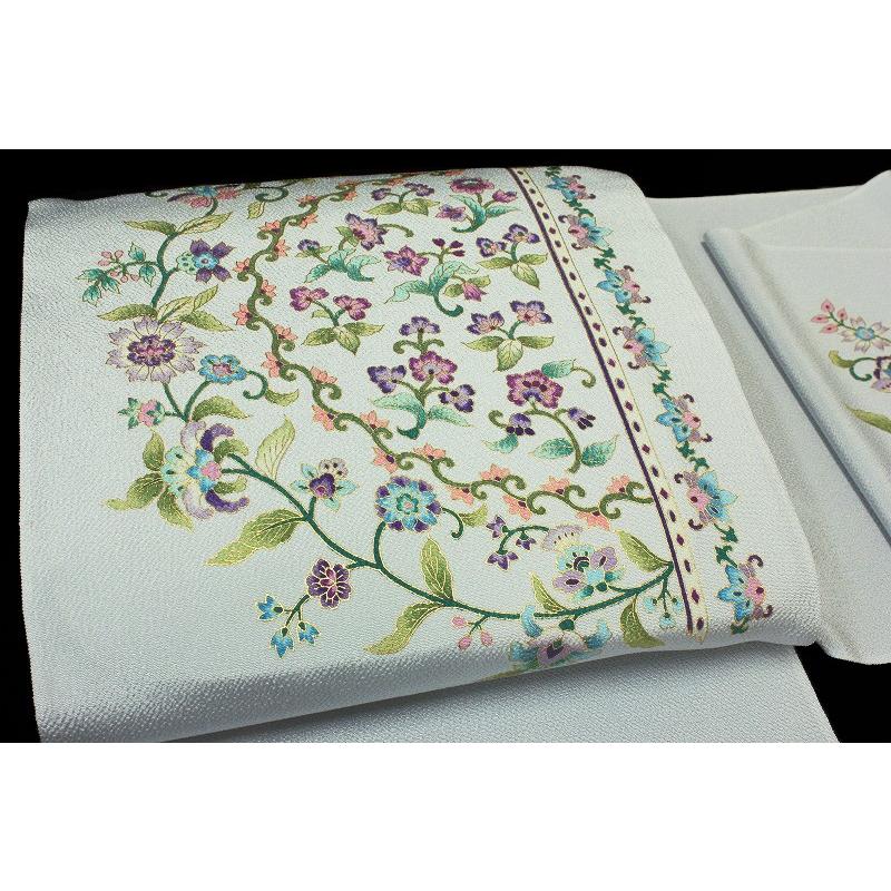 平和屋着物□極上 六通柄袋帯 唐織 源氏香花文 金糸 逸品 CYAA3372s5