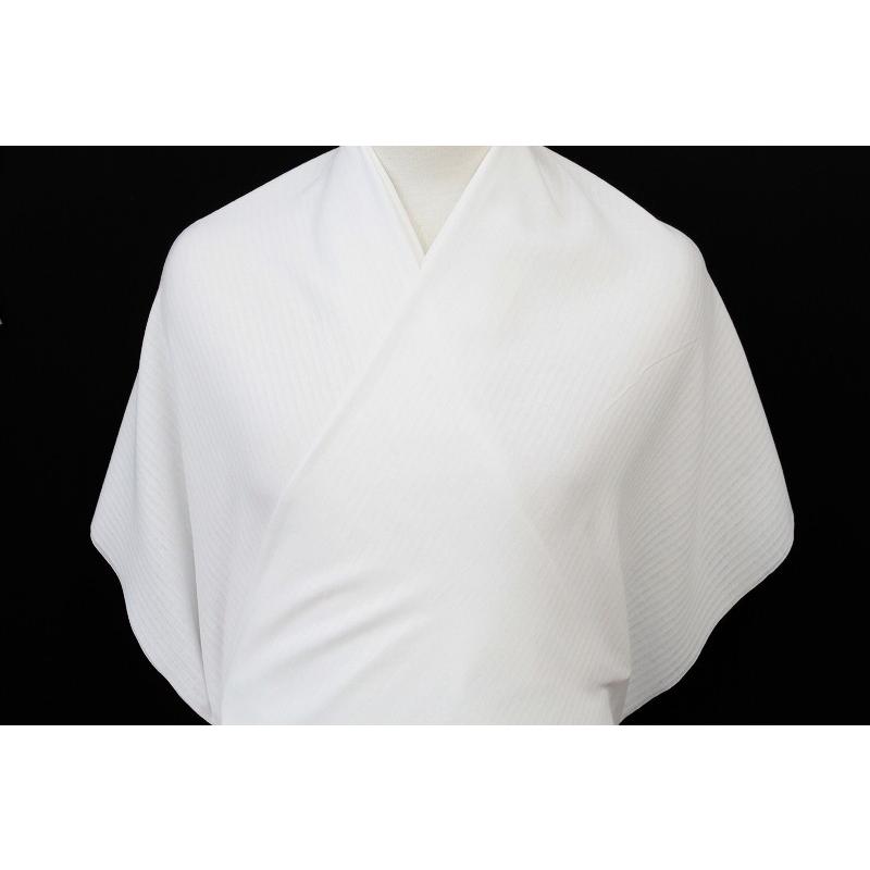 夏物 襦袢 白地 東レ シルック 爽竹 縦縞 模様 反物 和装 着物 zn416 : 着物ちどり - 通販 - Yahoo!ショッピング
