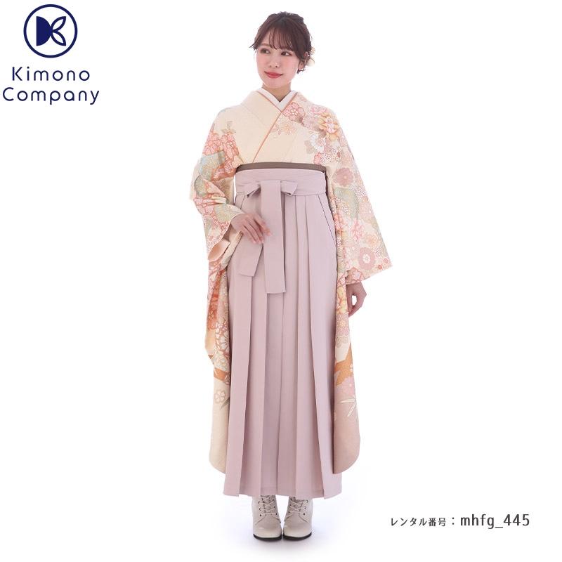 YUMI KATSURA 卒業式 袴 振袖 レンタル 大学生 専門学校 女子 セット モダン レトロ mhfg_445 ベージュ くすみピンク : きものカンパニー Yahoo!店 - 通販 ...