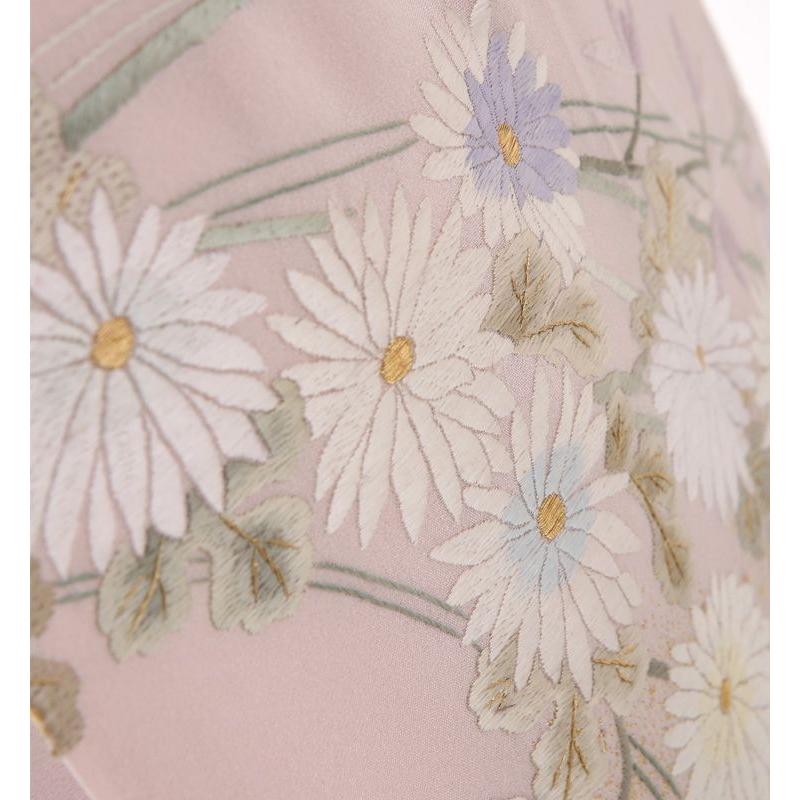 色留袖レンタル 山口美術織物 刺繍 正絹 miit-77 結婚式 披露宴 パーティー 式典 表彰式 お呼ばれ 食事会 列席 親族 姉 妹 着物 ...