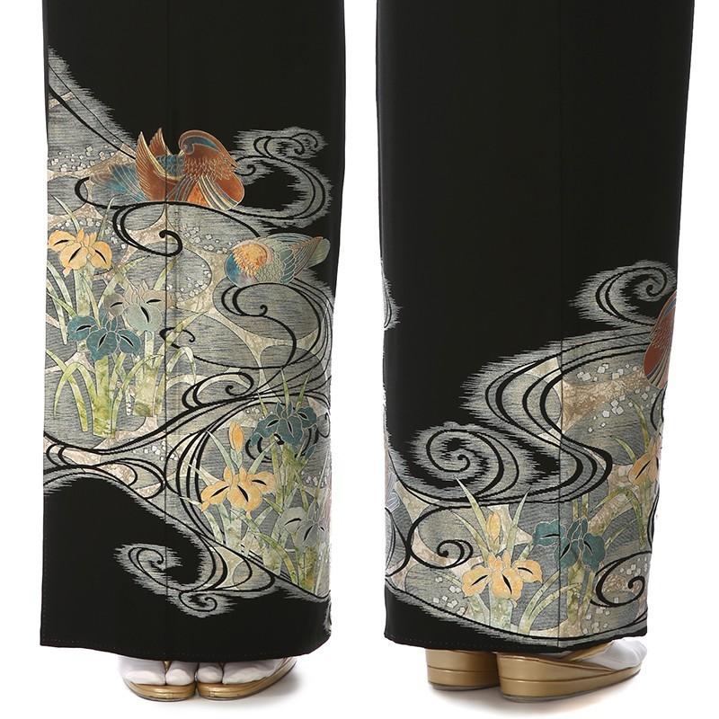 留袖レンタル 小さいサイズ 普通サイズ 安い 黒 mito-588 70代 高級 正絹 結婚式 人気 : きものカンパニー Yahoo!店 ...