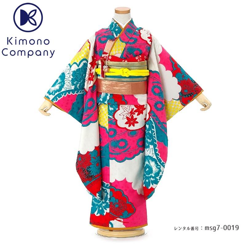 七五三コーデ画像有り「7歳女児着物フルセットレンタル」モダンアンテナ msg7-0019 110 115 120 125 : きものカンパニー Yahoo!店 - 通販 - Yahoo!ショッピング