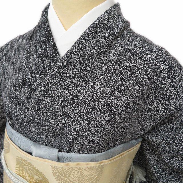 ★きもの北條★ 作家物 落款 風景 木々茂る自然の中の静けさ 黒色 着物 訪問着 A782-10 M【未使用】 : 着物 中古 リサイクル 帯の きもの北條 - 通販 - Yahoo!ショッピング