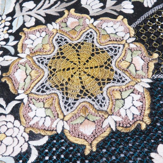 特選 反物 帯 新古品 未仕立て 正絹 フォーマル 汕頭刺繍 特選 反物 帯 新古品 未仕立て 正絹 フォーマル 汕頭刺繍