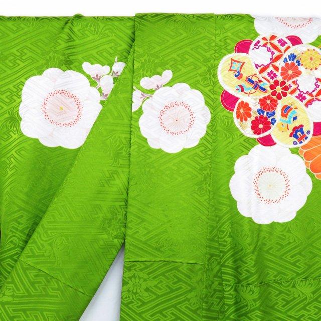 平和屋着物○ファッションデザイナー 稲葉賀恵 小紋 十字文様 正絹