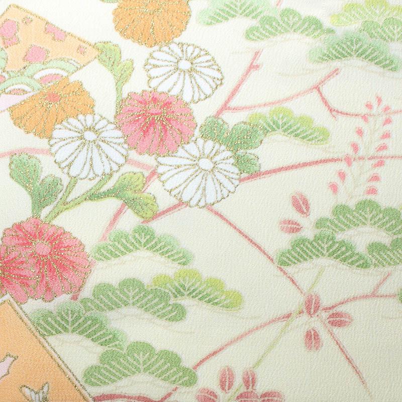 レンタル 訪問着 18点セット 訪問着レンタル フルセット h182 往復送料無料 袷 Mサイズ クリーム 花柄 レンタル着物 結婚式 : かしいしょう錦 - 通販 - Yahoo!ショッピング