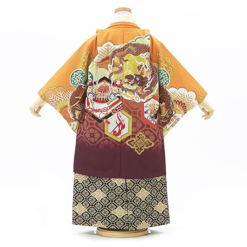 七五三コーデ画像有り「5歳男児着物（袴）フルセットレンタル」安い 式部浪漫 msb5-0009 105 110 115 : 着物レンタルマイセレクトヤフー店 - 通販 - Yahoo!ショッピング