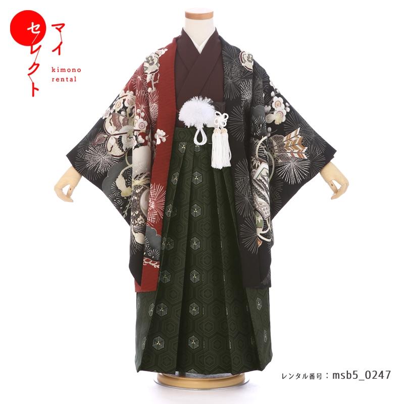 七五三 対応身長 103cm〜118cm 卒園式 着物 レンタル 男の子 5歳 羽織 袴 ハカマ 赤 エンジ ワインレッド 華徒然 msb5_0247 : 着物レンタルマイセレクトヤフー店 ...