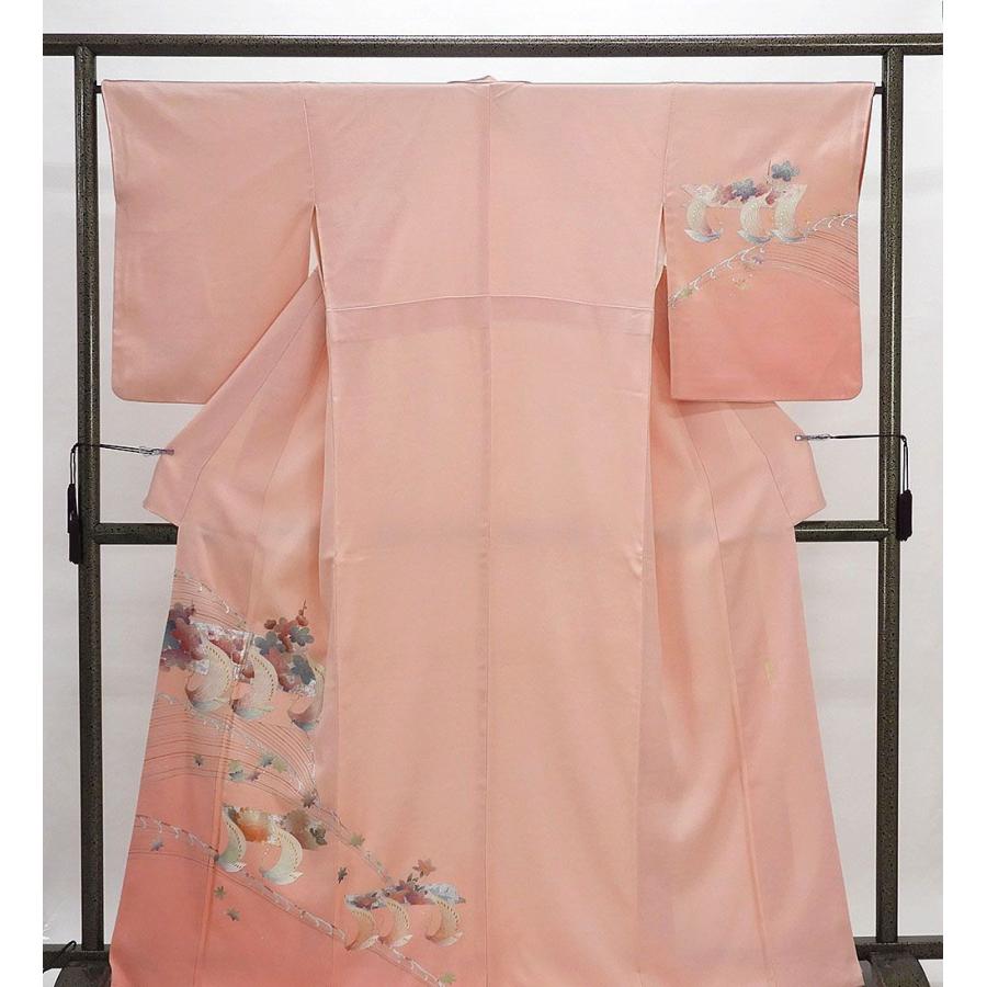 訪問着 正絹 金彩友禅 和田光正作 身丈164cm 裄丈66cm 付下訪問着 リサイクル 中古 着物 結婚式 入学式 卒業式 b4034 ...