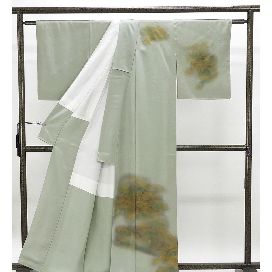 訪問着 未使用 正絹 身丈166cm 裄丈64.5cm 未着用 新古品 着物 結婚式