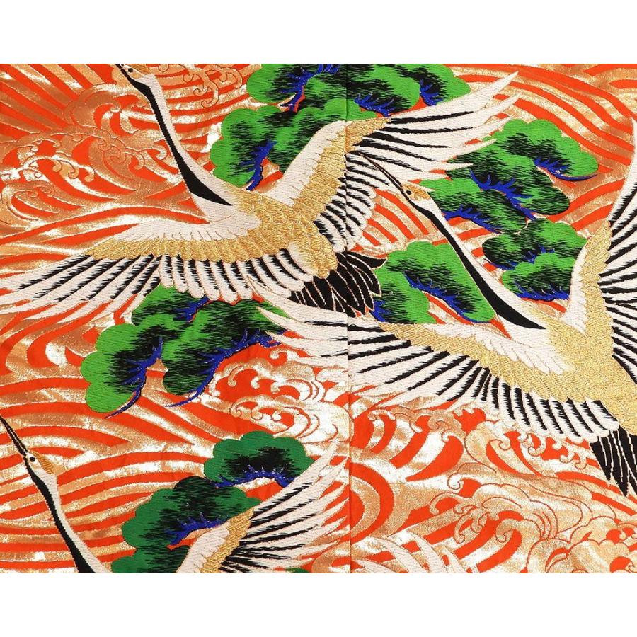 色打掛 正絹 舞鶴 松 打掛 花嫁衣裳 婚礼 良品 リサイクル 中古 着物 e3192 : きもの翔鶴 - 通販 - Yahoo!ショッピング