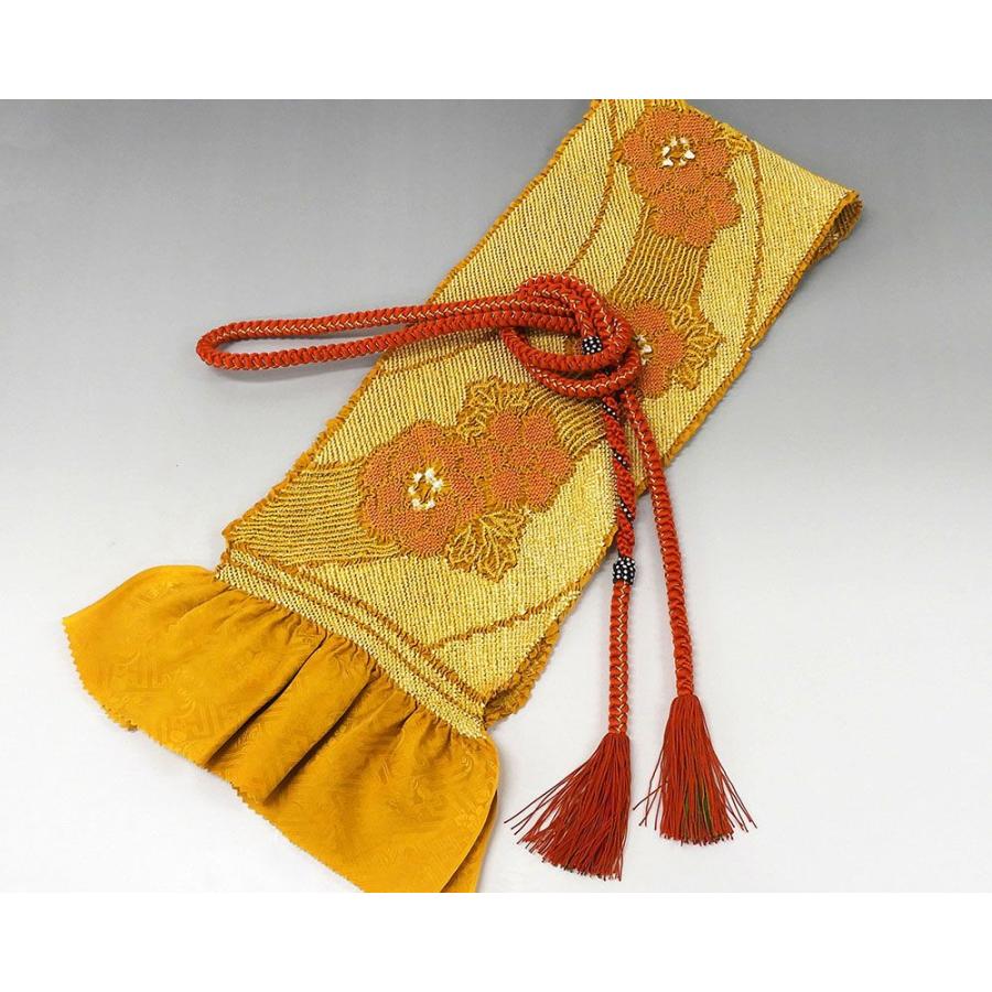 振袖 正絹 吉祥四季花模様 5点セット 身丈174.5cm 裄丈71cm 袋帯 長襦袢 帯締め 帯揚げ 振袖5点セット リサイクル 中古 着物 e4082 : きもの翔鶴 - 通販 ...