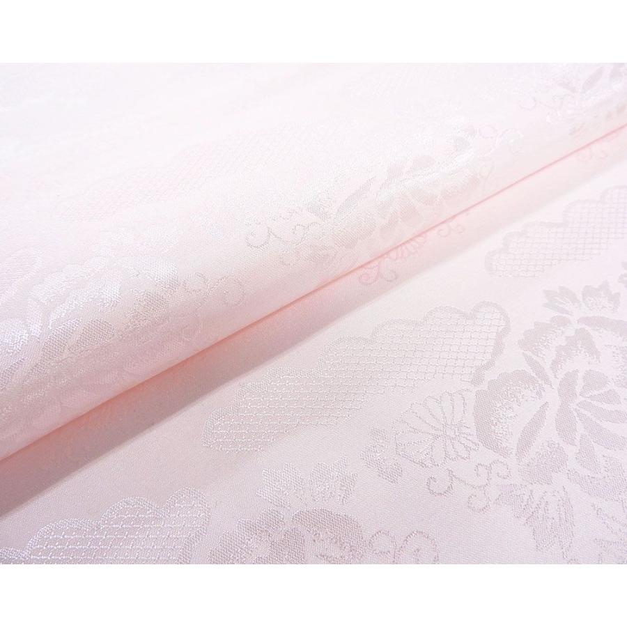 振袖 正絹 花模様 5点セット 身丈169.5cm 裄丈68cm 袋帯 長襦袢 帯締め