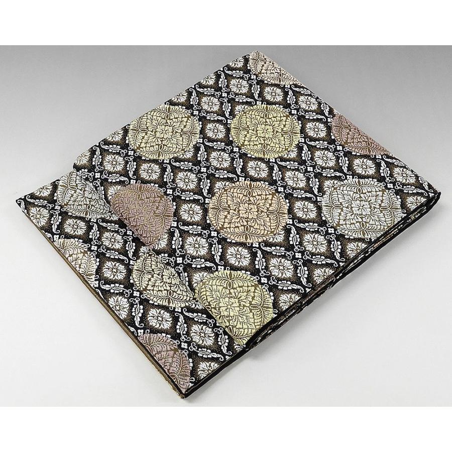 袋帯 新品仕立付き 正絹 西陣 河合美術織物謹製 能寿新小葵八ツ藤文 袋帯 未仕立 仕立て代込み 袋帯 新品仕立付き 正絹 西陣 河合美術織物謹製 能寿新小葵八ツ藤文 未