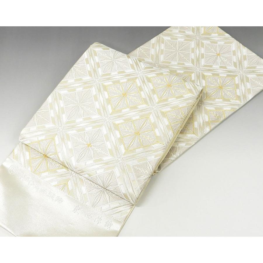 袋帯 新品仕立付き 正絹 西陣 河合美術織物謹製 能寿切子菱取文 未仕立 仕立て代込み 結婚式 入学式 卒業式 パーティー 新品 g1503 : きもの翔鶴 - 通販 - Yahoo!ショッピング