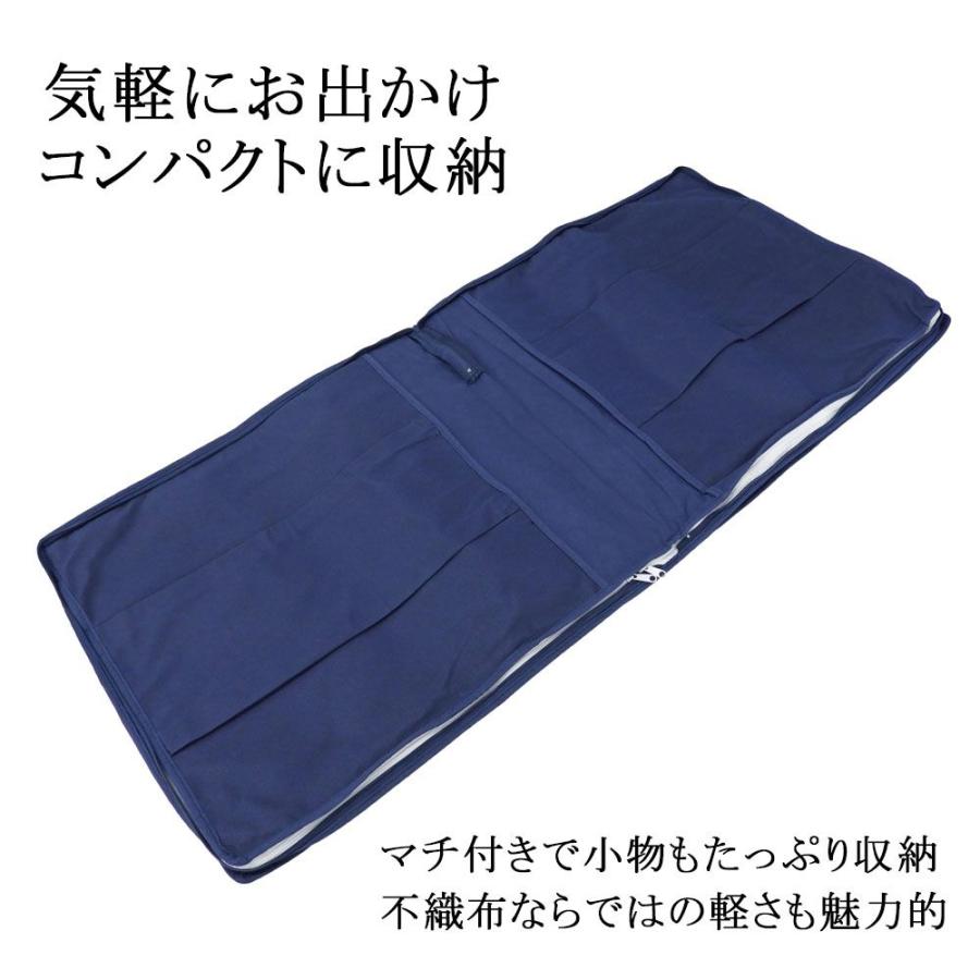 和装小物 和装バッグエコノミー ポリエステル不織布 紺色 着物 持ち運び 和装バッグ 着物一式 収納ケース n019 : きもの翔鶴 - 通販 - Yahoo!ショッピング