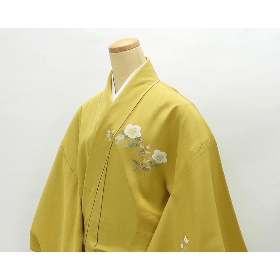 単衣 訪問着 新品仕立済 正絹 鴛鴦四季花模様 身丈164.5cm 裄丈68cm 小難あり 新品 仕立て上がり 着物 wb1066 : きもの ...