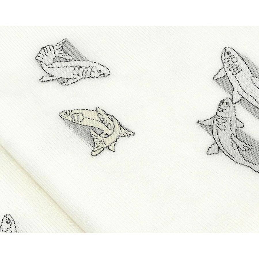 夏物 名古屋帯 新品仕立済 正絹 夏帯 佐々木染織謹製 魚模様 絽名古屋帯 新品 仕立て上がり カジュアル y2562 : きもの翔鶴 - 通販 - Yahoo!ショッピング