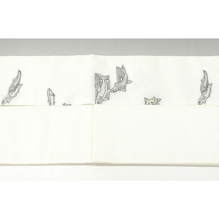 夏物 名古屋帯 新品仕立済 正絹 夏帯 佐々木染織謹製 魚模様 絽名古屋帯 新品 仕立て上がり カジュアル y2562 : きもの翔鶴 - 通販 - Yahoo!ショッピング