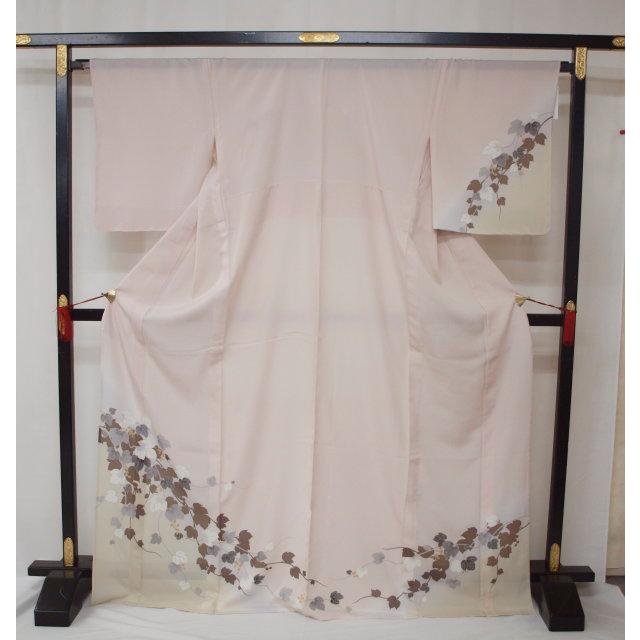 お仕立て上がり 1842 夏着物 絽訪問着 薄桜 葡萄唐草 : きもの 遊着苑 - 通販 - Yahoo!ショッピング