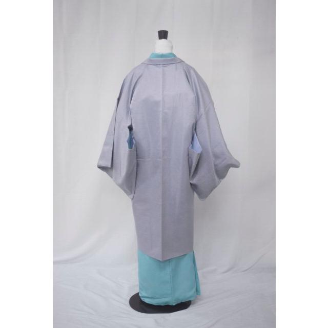 お仕立て上がり 0841 無地 紋意匠 洗える長羽織 暁鼠色 : きもの 遊着苑 - 通販 - Yahoo!ショッピング
