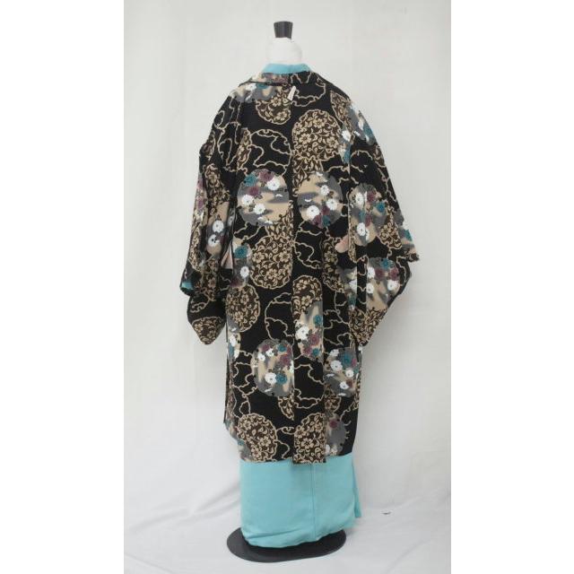TORAY お仕立て上がり 0873 正絹長羽織 黒 雪輪 : きもの 遊着苑 - 通販 - Yahoo!ショッピング