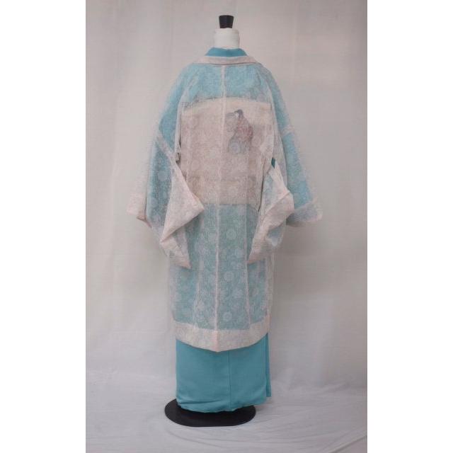 お仕立て上がり 0849 オーガンジー風 春夏長羽織 薄桃色 花柄 レターパック発送（代引き・日時指定できません） :OHO849:きもの 遊着苑 - 通販 - Yahoo!ショッピング