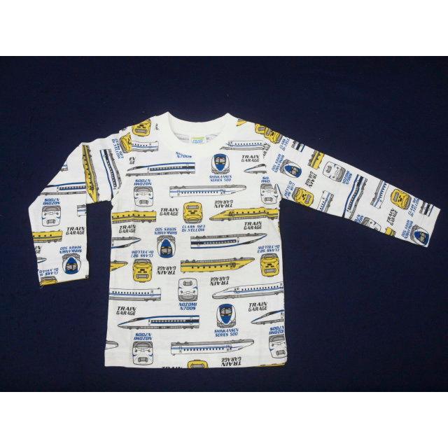 新品 SN3-4411C-100 値下げ 新幹線 長袖Tシャツ 白 レターパック発（代引き不可） : きもの 遊着苑 - 通販 - Yahoo!ショッピング