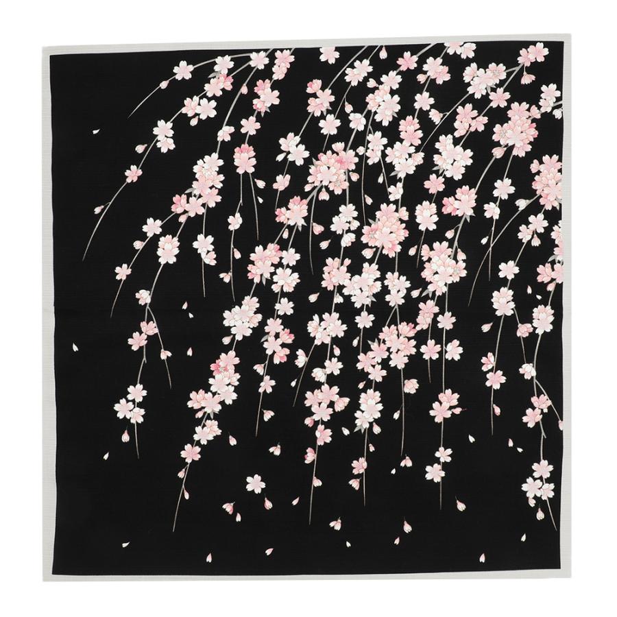 風呂敷 日本製 50cm幅 中巾 桜 しだれ桜 春 花 有職 縮小風呂敷 綿100％ お洒落 No.26-0016 : 六華ricca - 通販 - Yahoo!ショッピング