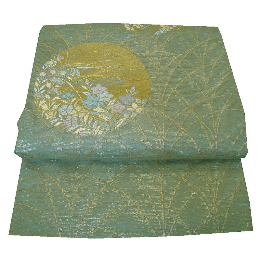 良品 ロング寸 夏帯 訪問着 無地用 西陣織 紗 袋帯 正絹 仕立上り 六通柄 F704 :F704:リサイクルきもの時代屋 - 通販 - Yahoo!ショッピング