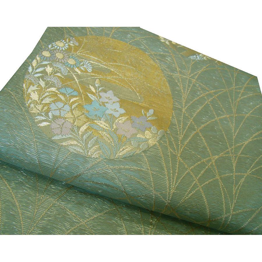 良品 ロング寸 夏帯 訪問着 無地用 西陣織 紗 袋帯 正絹 仕立上り 六通柄 F704 :F704:リサイクルきもの時代屋 - 通販 - Yahoo!ショッピング