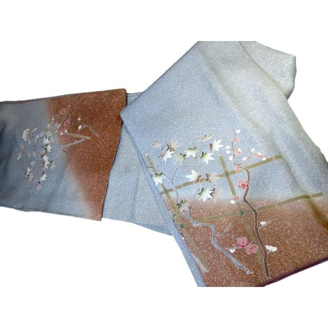 作家もの 与四昭(よしあき) 落款あり 付け下げ 訪問着 結婚式 作家もの 与四昭(よしあき) 落款あり 付け下げ 訪問着 結婚式