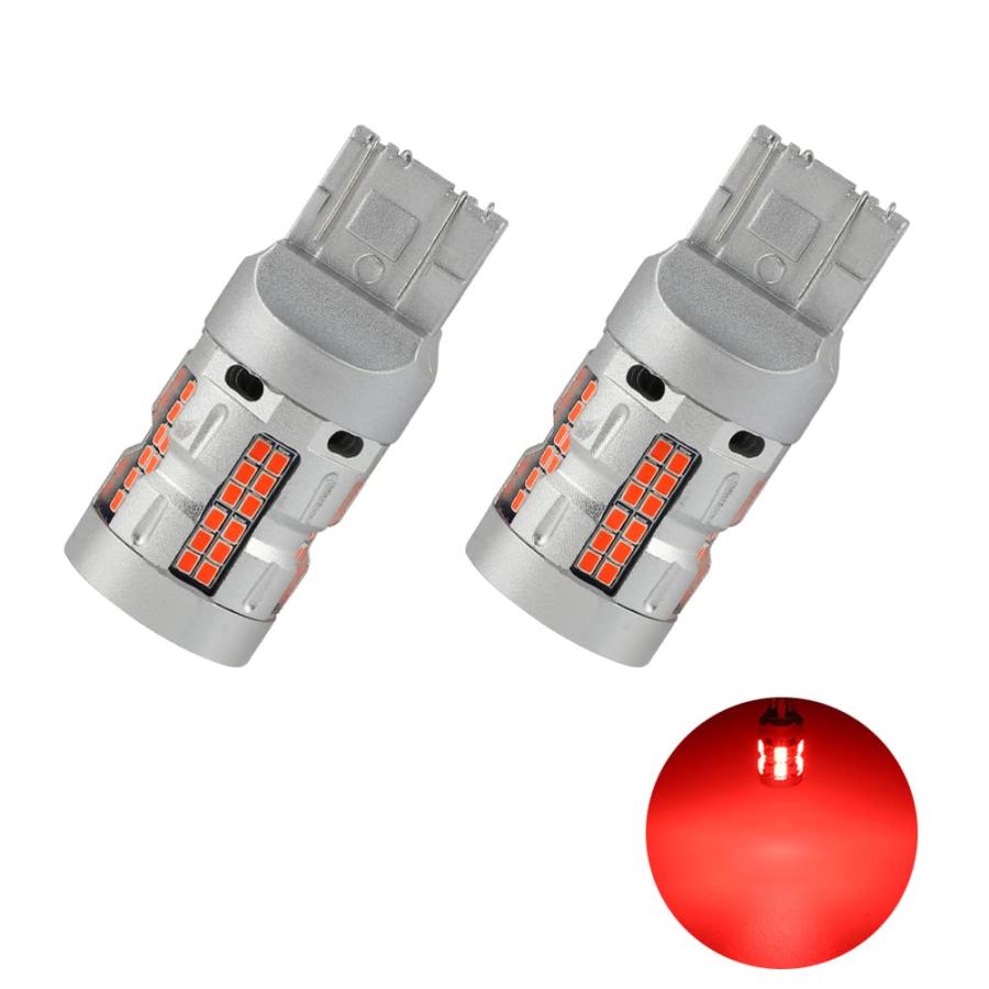 Catland T20 ダブル ブレーキランプ LED スモールランプ レッド テールランプ 赤 7443 W21/5W LEDバルブ 電球 12V : キムラスズカストア - 通販 ...