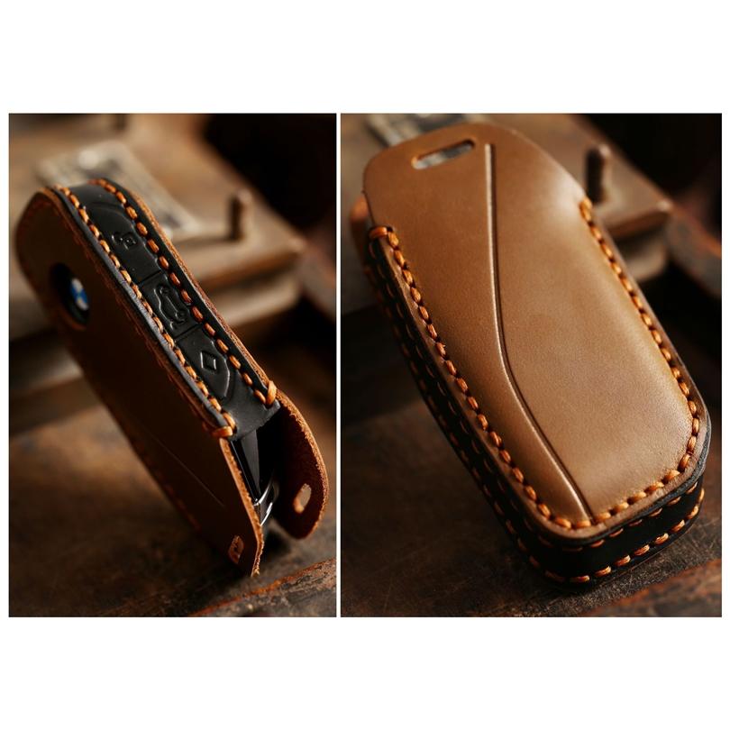 BMW 本革 レザー ツートン キーケース キーカバー U06 G60 2 5 7シリーズ G70 X1 U11 X5 G05 X6 G06 X7 G07 XM G09 X5M F95 X6M ...