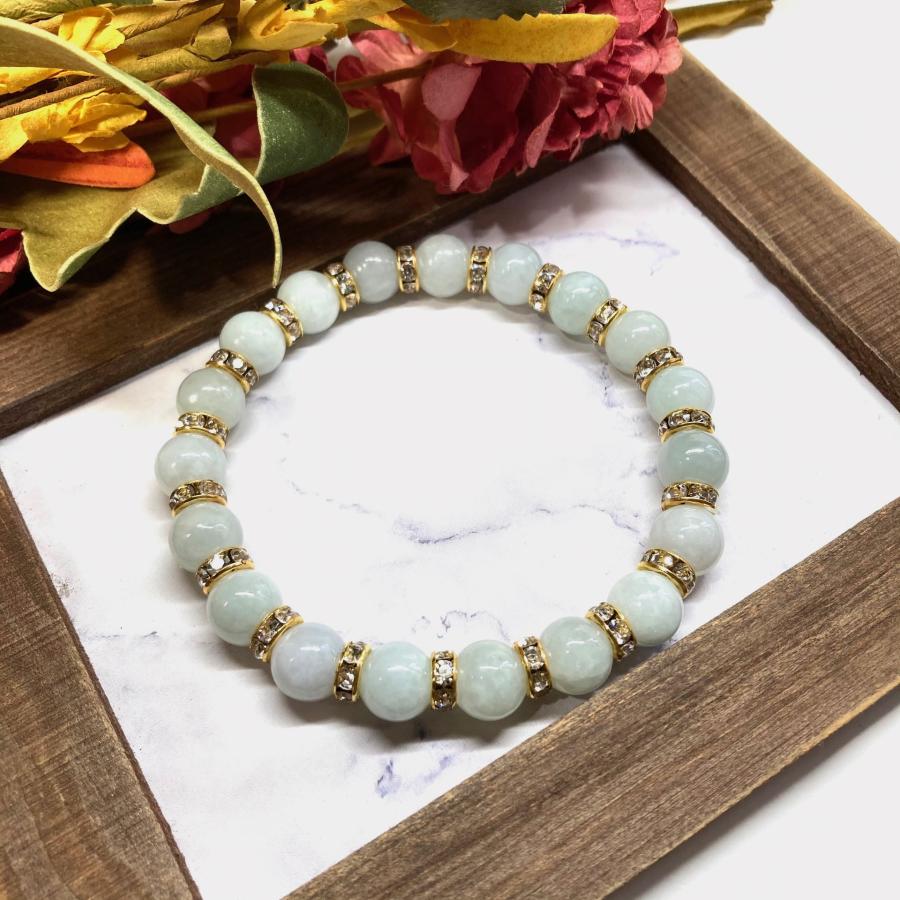 ビルマ翡翠 天然石 パワーストーン ブレスレット (ゴールド) 10mm : powerstone-10mm-257 : パワーストーン Kinari&Co. - 通販 - Yahoo!ショッピング