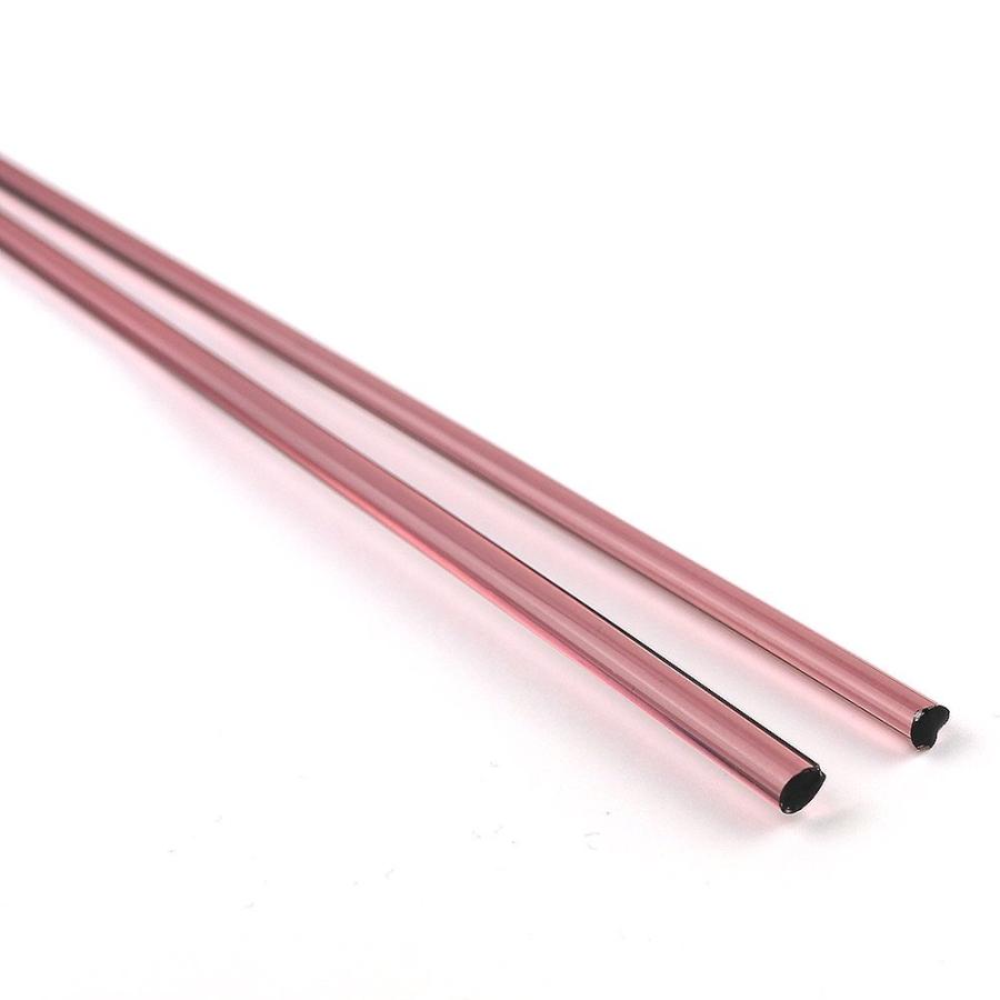 【CX202】ガラスロッド（クリア薄赤紫アルカリシリケートガラス）100g : とんぼ玉専門店 きなりがらす - 通販 - Yahoo!ショッピング