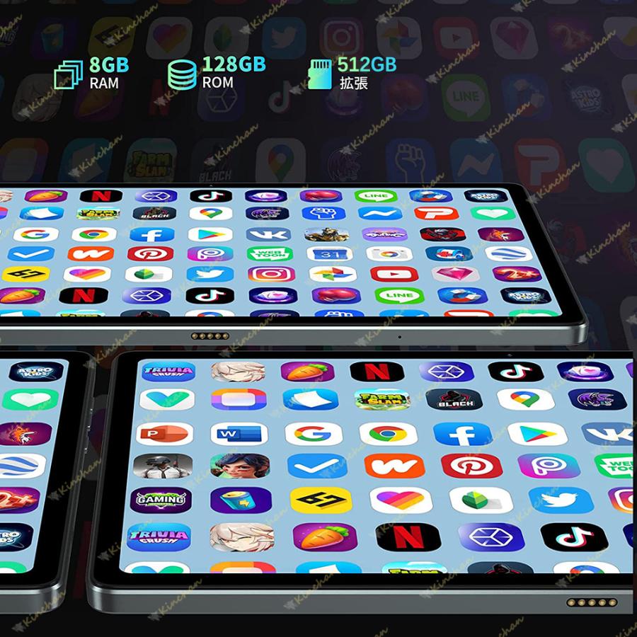 アンドロイド 【2024新製品】タブレット PC 本体 10.1インチ 2560*1200 IPS液晶 Android13 8+256GB MTK X30 CPU Wi-Fiモデル sim ...