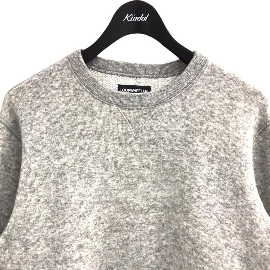 LOOPWHEELER 【値下げ】LOOPWHEELER×LOWERCASE 「ツリアミウールルーズクルーネックスウェット」ウール混スウェット グレー サイズ：L (EC) : カインドオル ...
