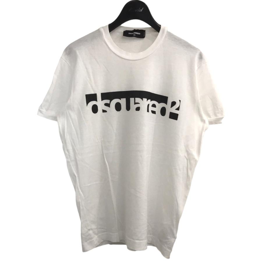 DSQUARED2 ディースクエアード 2018SS ロゴプリントTシャツ S71GD0648 ホワイト サイズ：XS : カインドオルYahoo!店 - 通販 - Yahoo!ショッピング