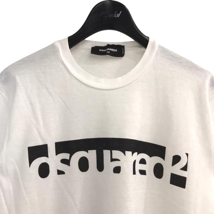 DSQUARED2 ディースクエアード 2018SS ロゴプリントTシャツ S71GD0648 ホワイト サイズ：XS : カインドオルYahoo!店 - 通販 - Yahoo!ショッピング
